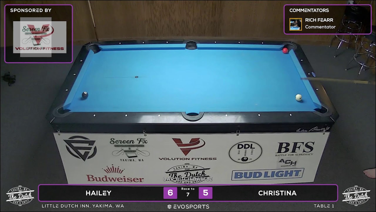 HAILEY vs CHRISTINA - LITTLE DUTCH INN - TABLE 1 | EvoSports - YouTube