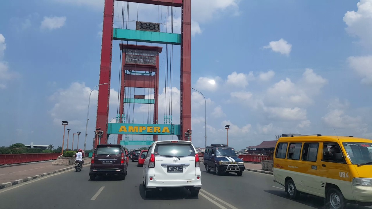 LRT Palembang Seputaran Ampera 20170121 - YouTube