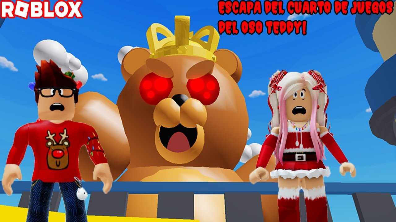 Escapando Del Cuarto De Juegos Del Oso Malvado Teddy! 😲😨🔪 - YouTube