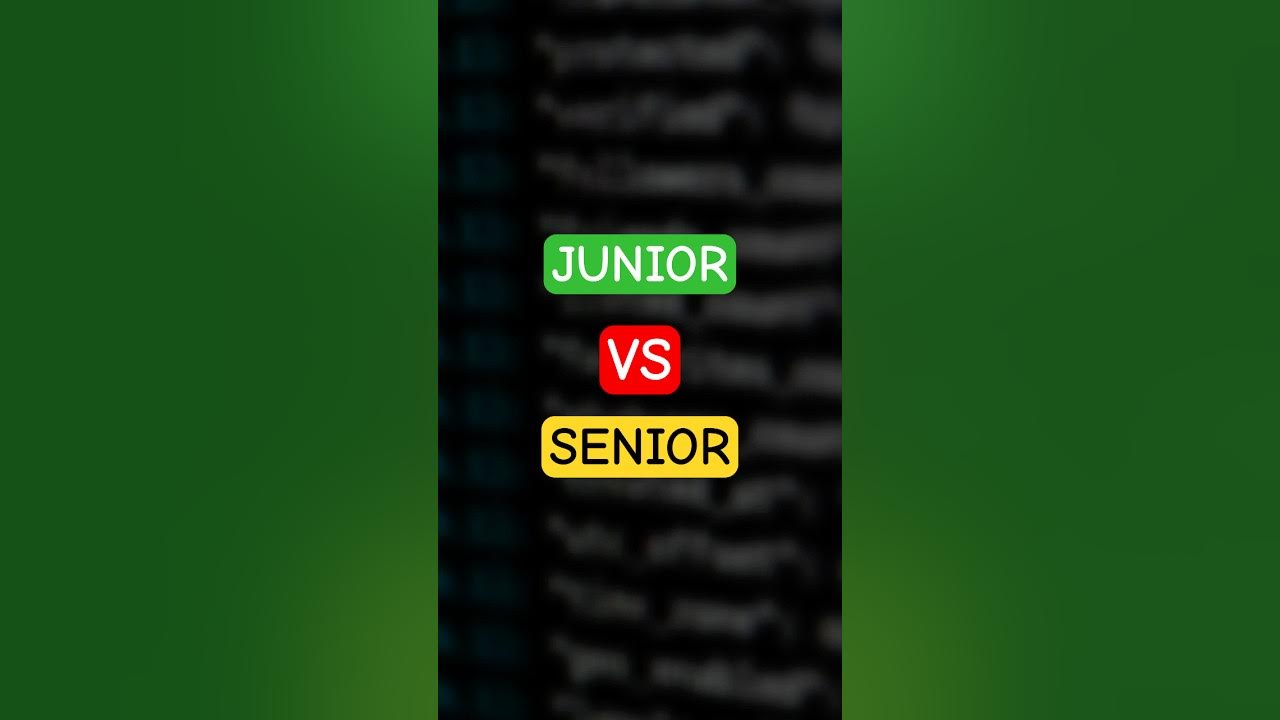 Junior vs Senior Frontend Code #coding #frontend #webdesign #memes #shorts #programming # - YouTube