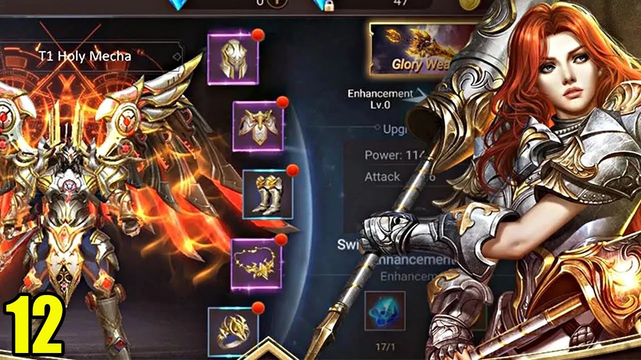 MMORPG GAMES MOBILE Armored God Android ios Gameplay Online Multiplayer ...