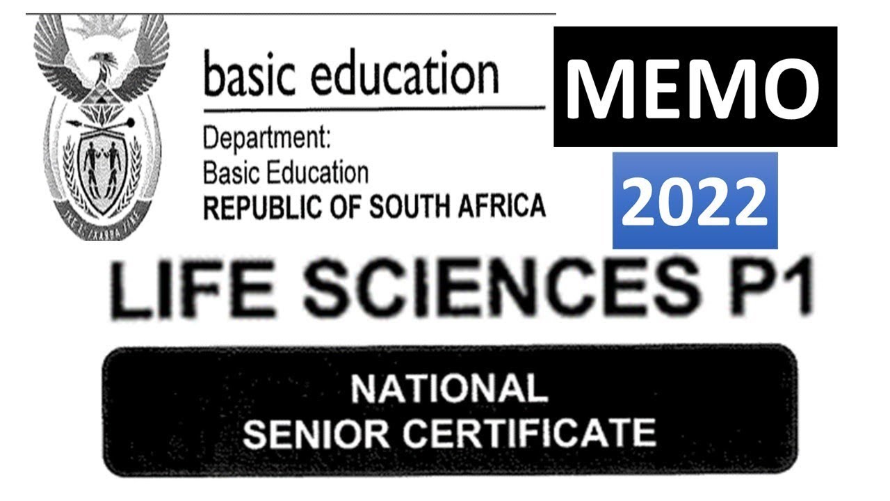 MEMO 2022 P.1 LIFE SCIENCE 2022: .M.SAIDI - YouTube