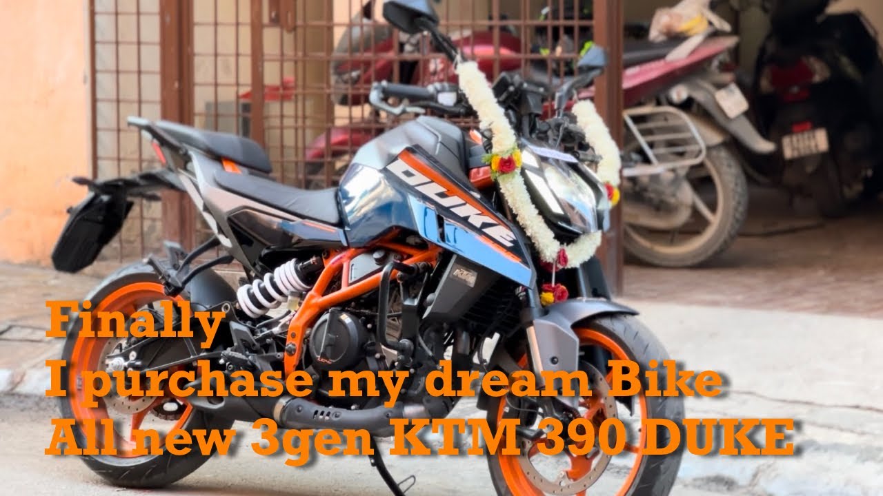 Finally my dream has come true / All new KTM 390 DUKE 3gen / Purchased ...