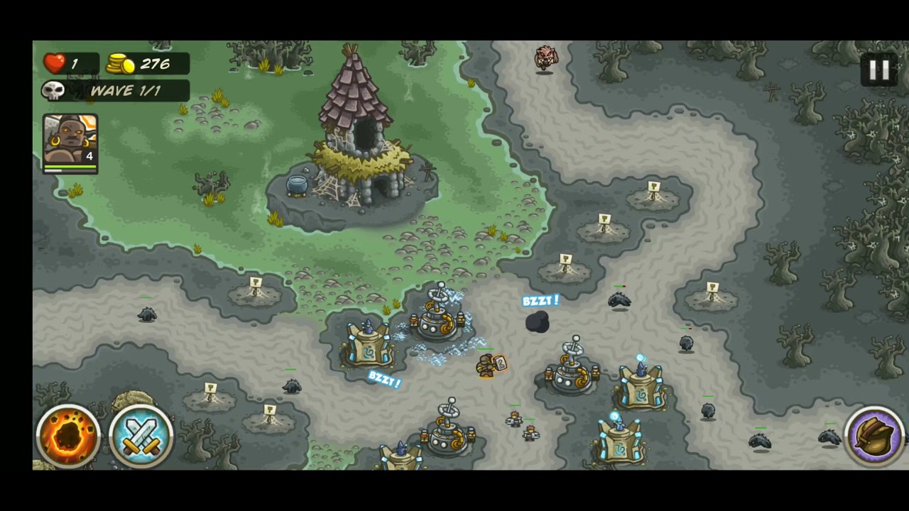 Kingdom Rush - Nightfang Swale - Iron Challenge - Walkthrough Gameplay ...