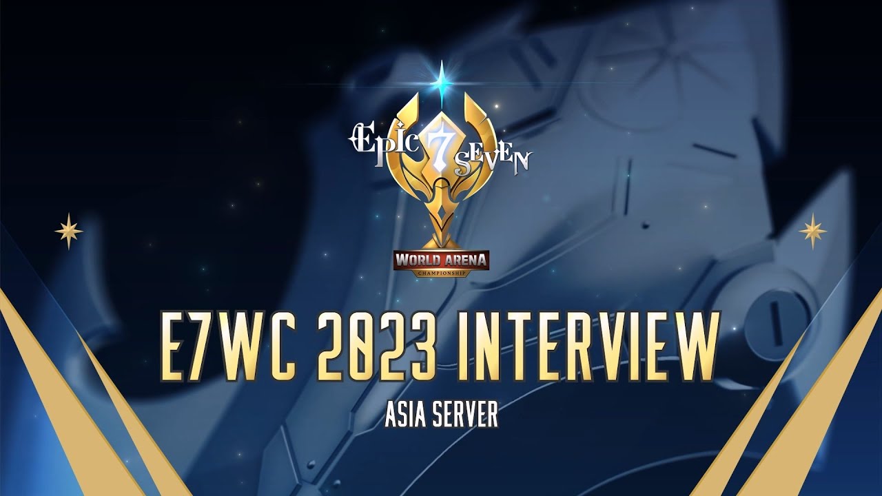 [에픽세븐] E7WC 2023 인터뷰 : 아시아 서버 - YouTube