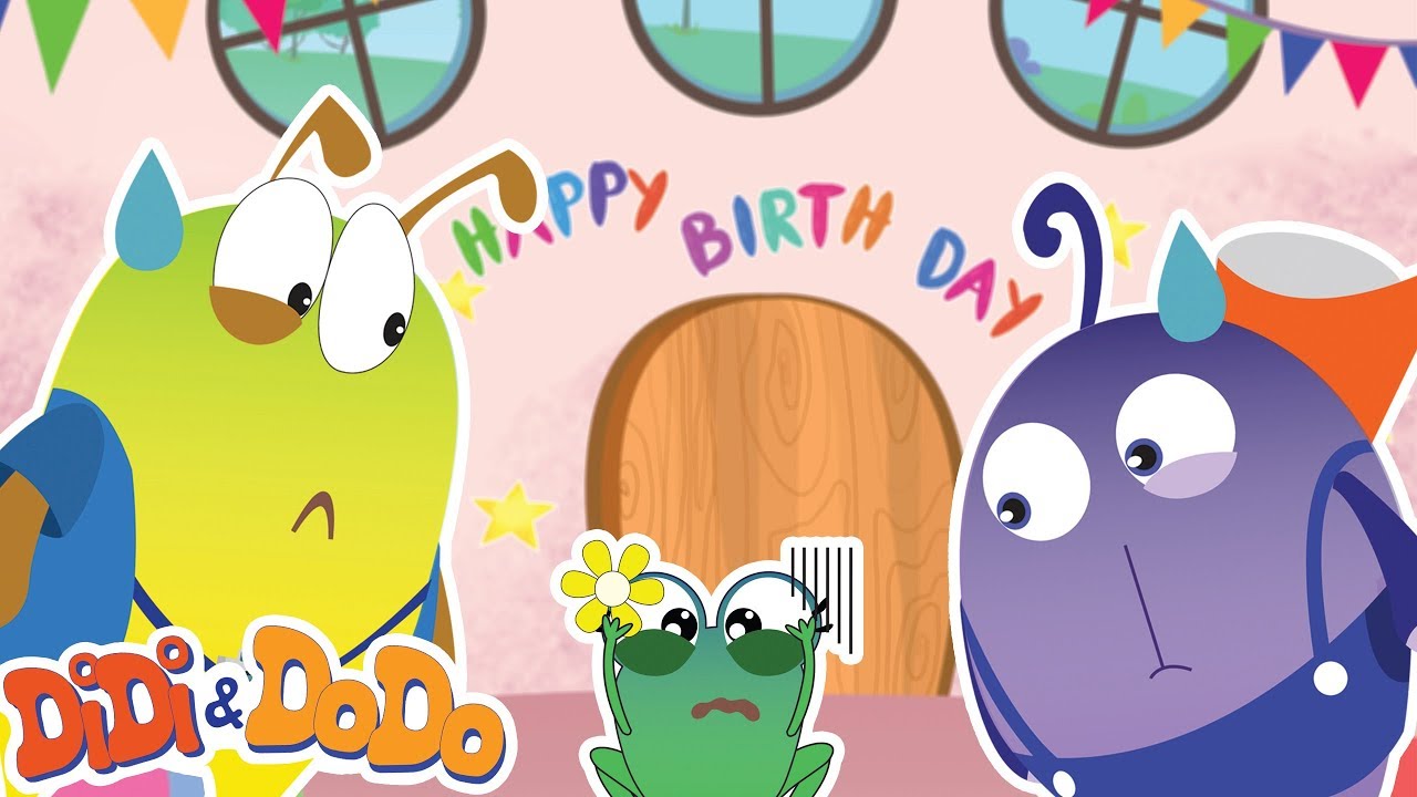 Pinky Birthday | Rescue Pinky Into Frog | Didi & Dodo Funny Cartoons ...