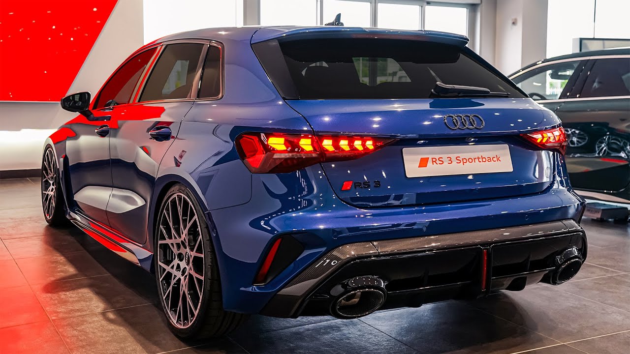 Blue Audi Rs