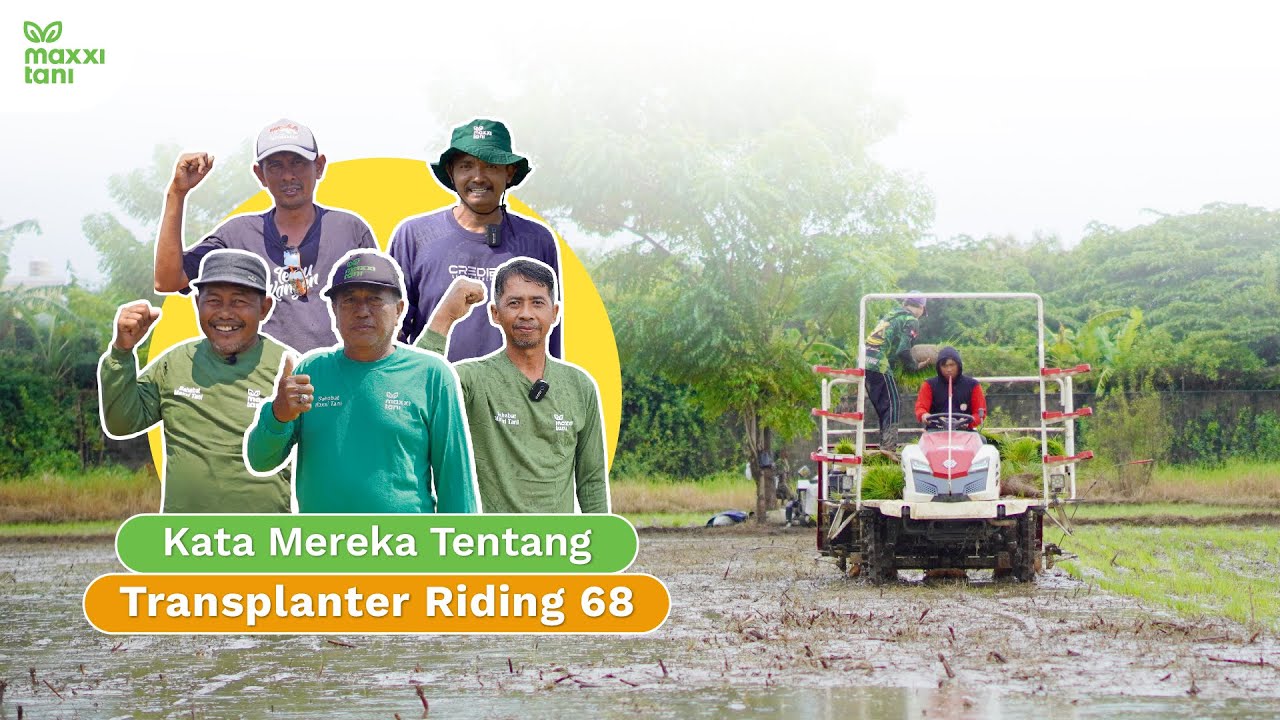 Kata Mereka tentang Transplanter Riding 68 🤩🌾 - YouTube