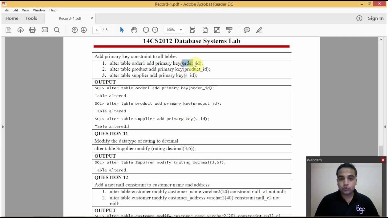 Database Lab - Exercise 1 - YouTube