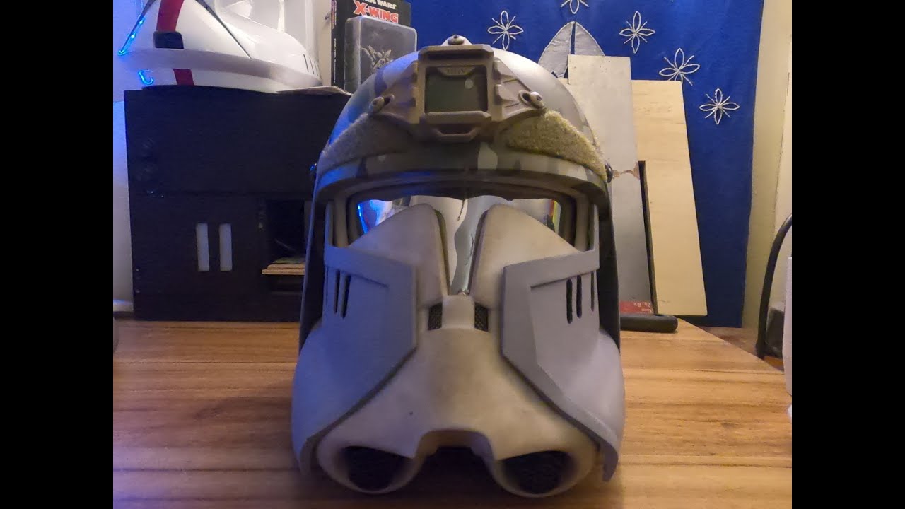 Modern Clone Trooper Airsoft Helmet Part 5 - YouTube