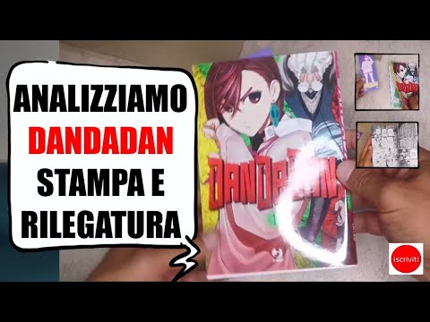 Analisi e struttura di un' opera stampa e rilegatura: DanDaDan ダンダダン ...