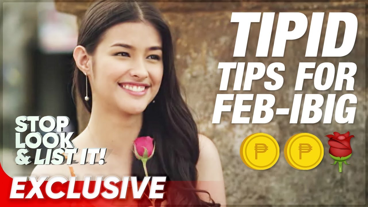 Tipid Tips for Feb-Ibig | Stop, Look, and List It! - YouTube