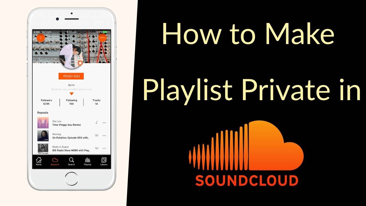 How to Make Playlist Private in SoundCloud App? - YouTube