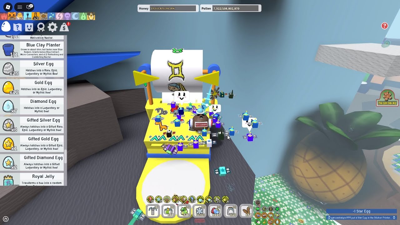 bss speedrun #11: Покупка Tide Popper 🥵😱. 18 День игры. Bee Swarm ...