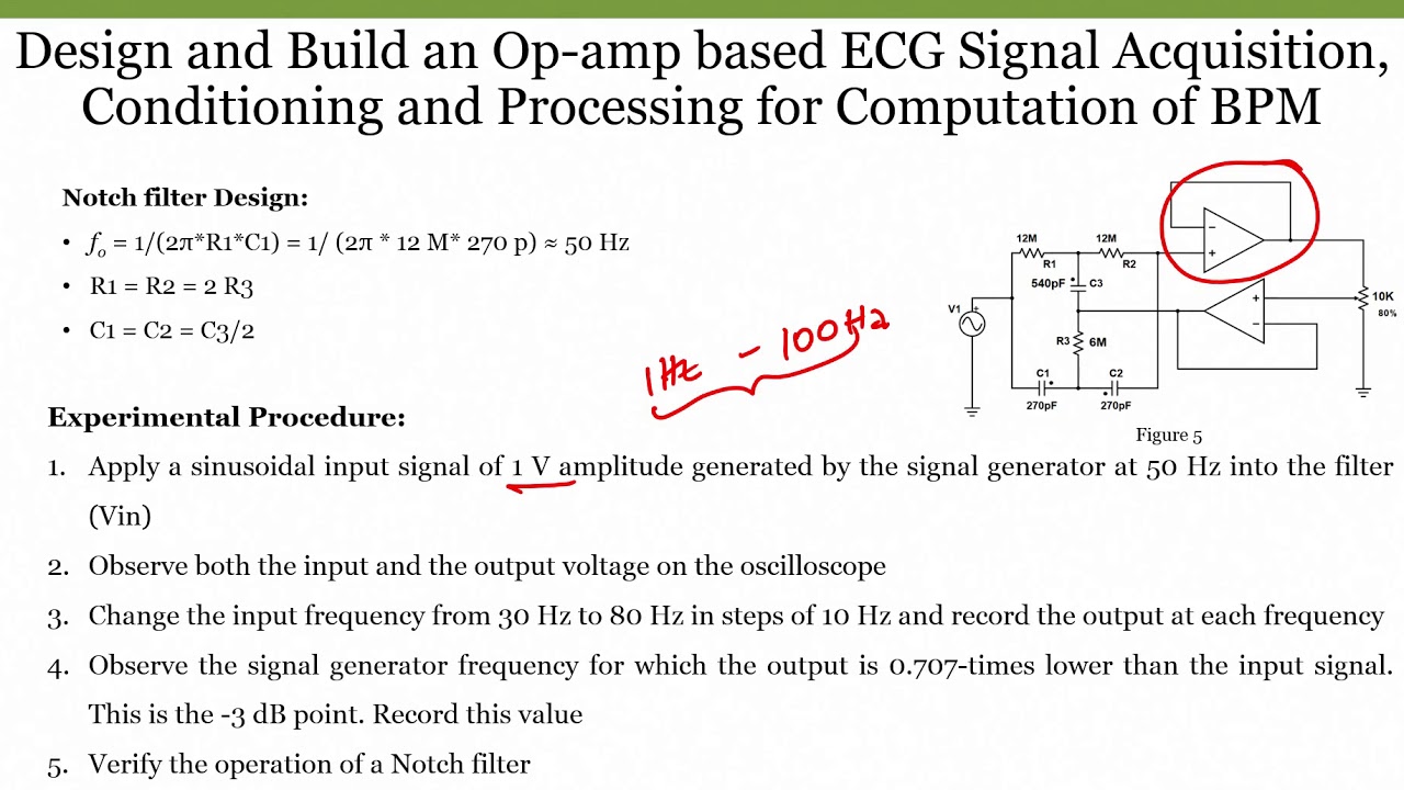 ECG Signal Processing to calculate BPM (contd.) - YouTube