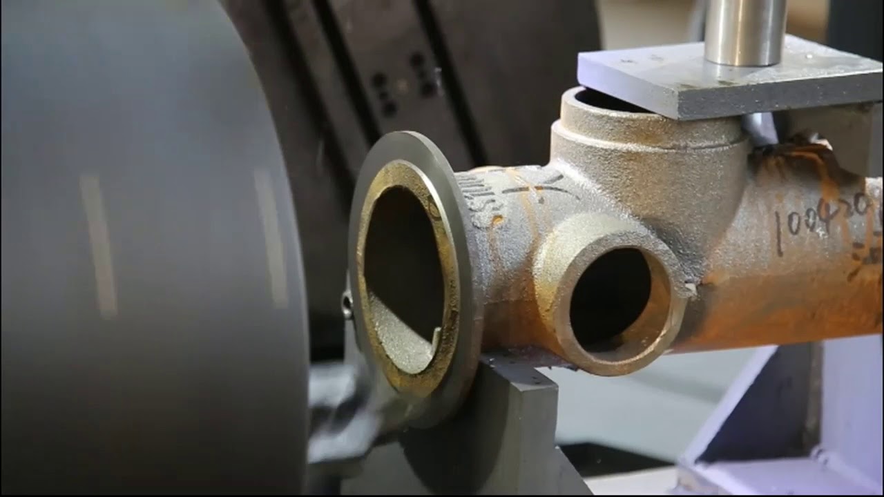 Three Heads CNC Facing Machine for Fire Hydrant - YouTube