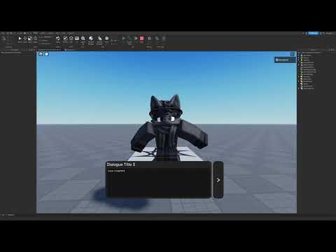 Dialogue Gui Kit V1 // Roblox Studio Showcase - YouTube