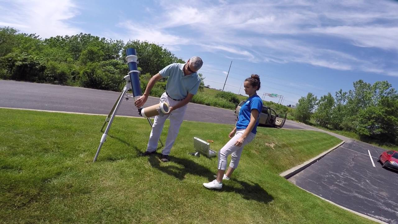 Make a Sun Funnel to Witness Solar Eclipse - YouTube