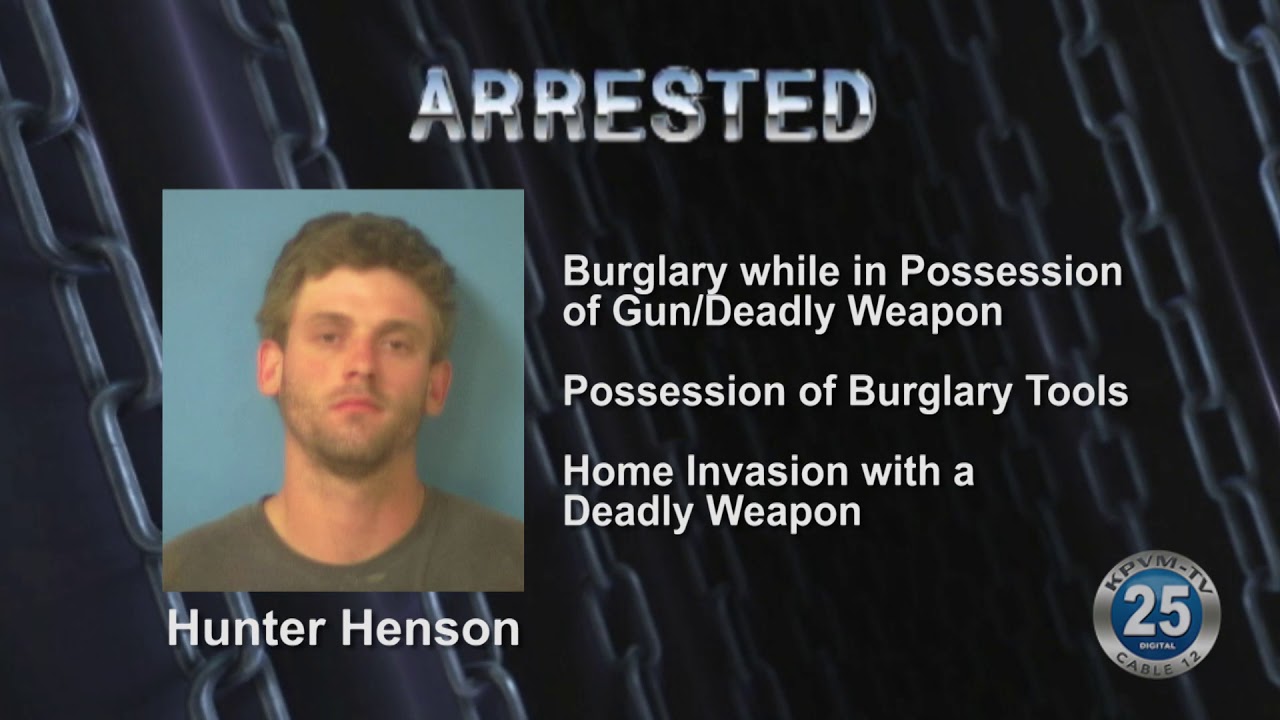 06-10-2020 Hunter Henson Under Arrest for Home Invasion - YouTube