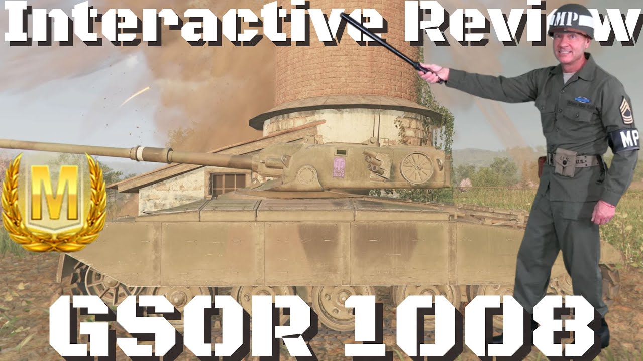 GSOR 1008 Interactive Tank Review, World of Tanks Console. - YouTube