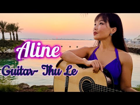 Aline-Christophe | Romantic song | arranged and played by Thu Le | classical guitar 