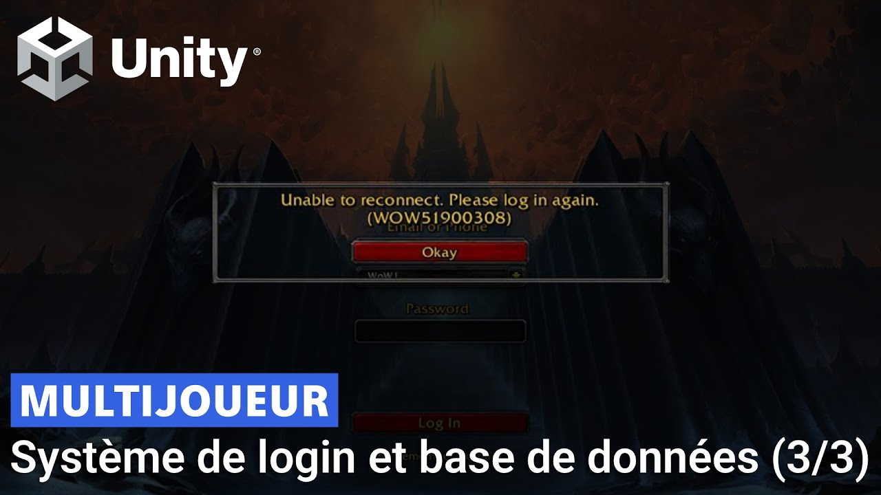 Créer un système de login pour Unity (Episode 3/3 : Gestion des erreurs ...