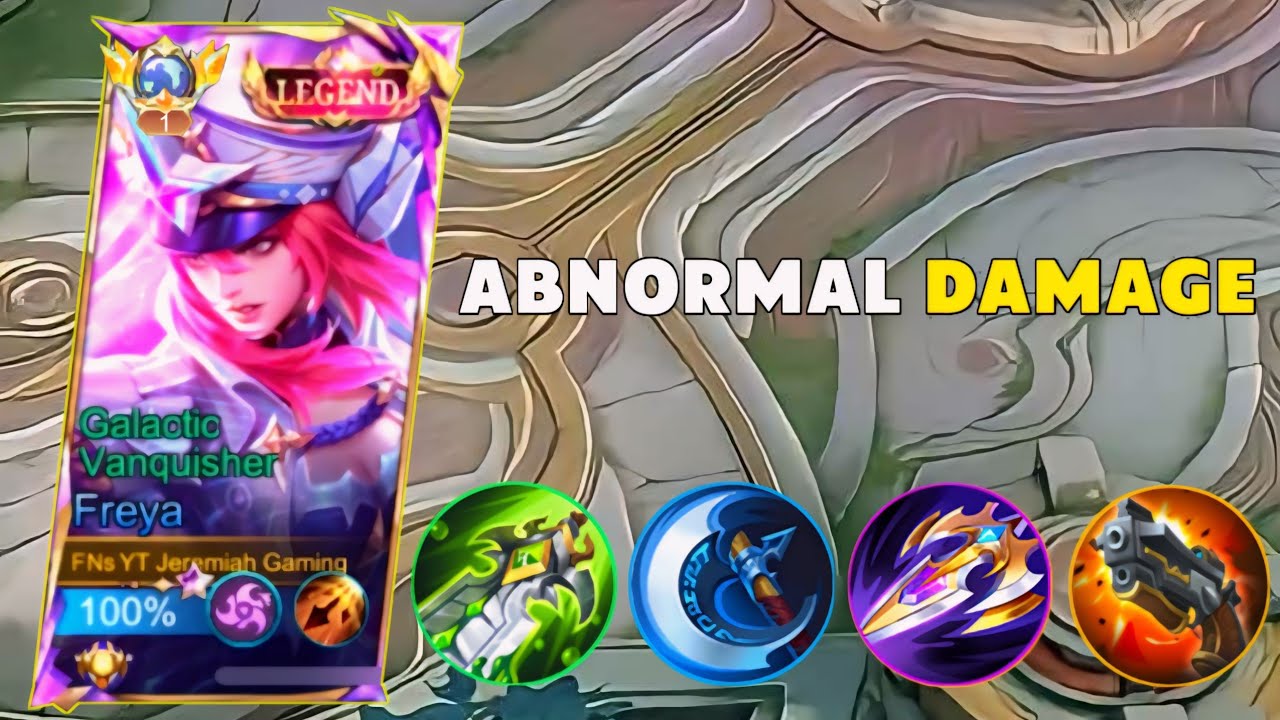 FREYA ANTI HEAL BUILD IS BROKEN DAMAGE💀 ( FREYA BEST BUILD 2024 ) MUST ...