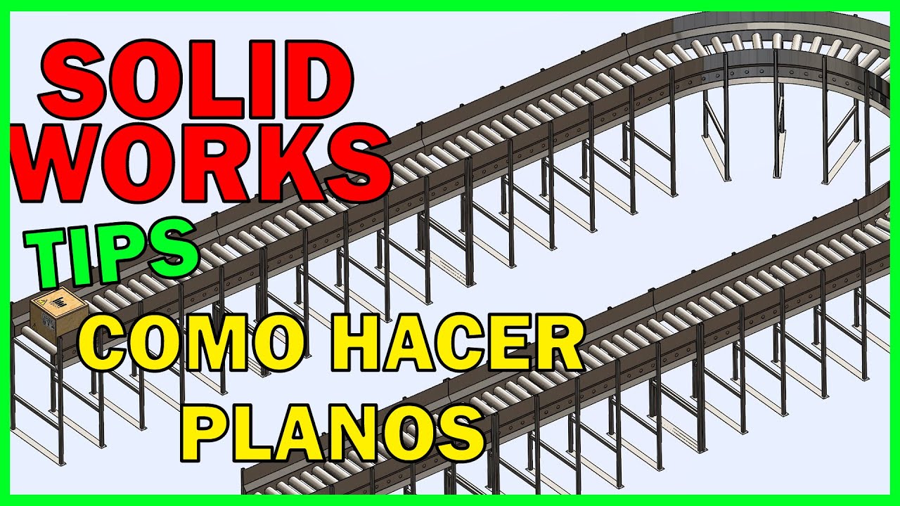 COMO hacer PLANOS en SOLIDWORKS - Crear Planos - YouTube