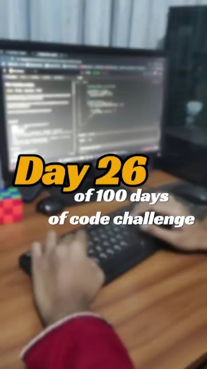 Day 26 of 100 days of code challenge #shorts #100daysofcodechallenge #shortvideo - YouTube
