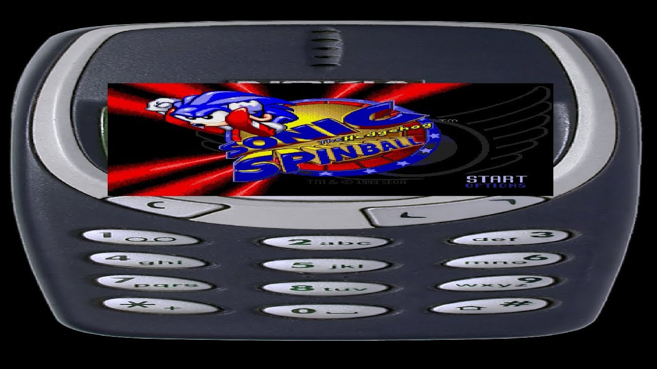 Playing Sonic Spinball on Nokia because I am the biggest Sonic Spinball fan - YouTube