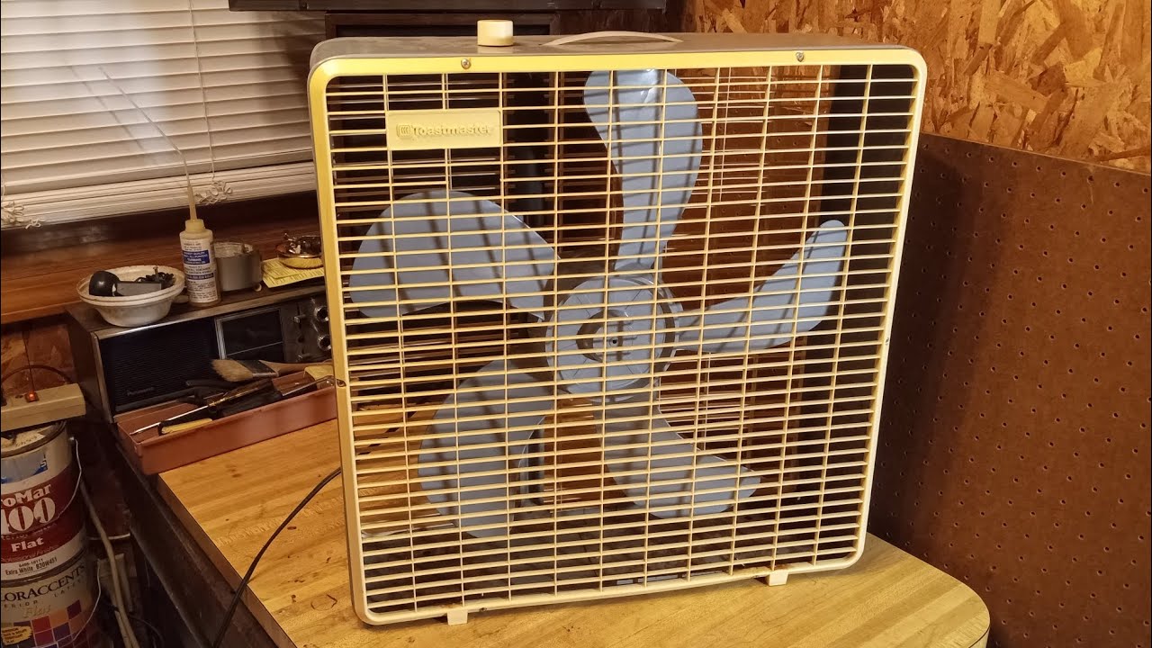 1991 Toastmaster 20" Box Fan Model 4432 - YouTube