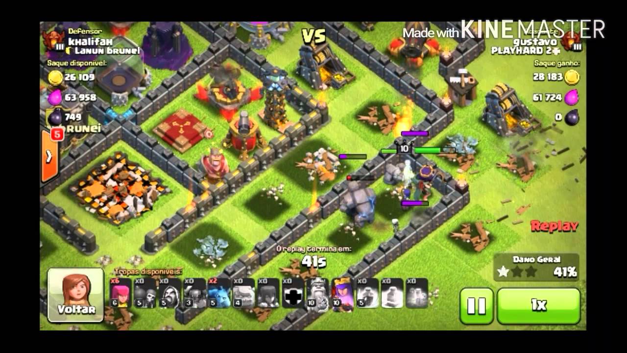 Ataque em cv 10 full defesas - YouTube