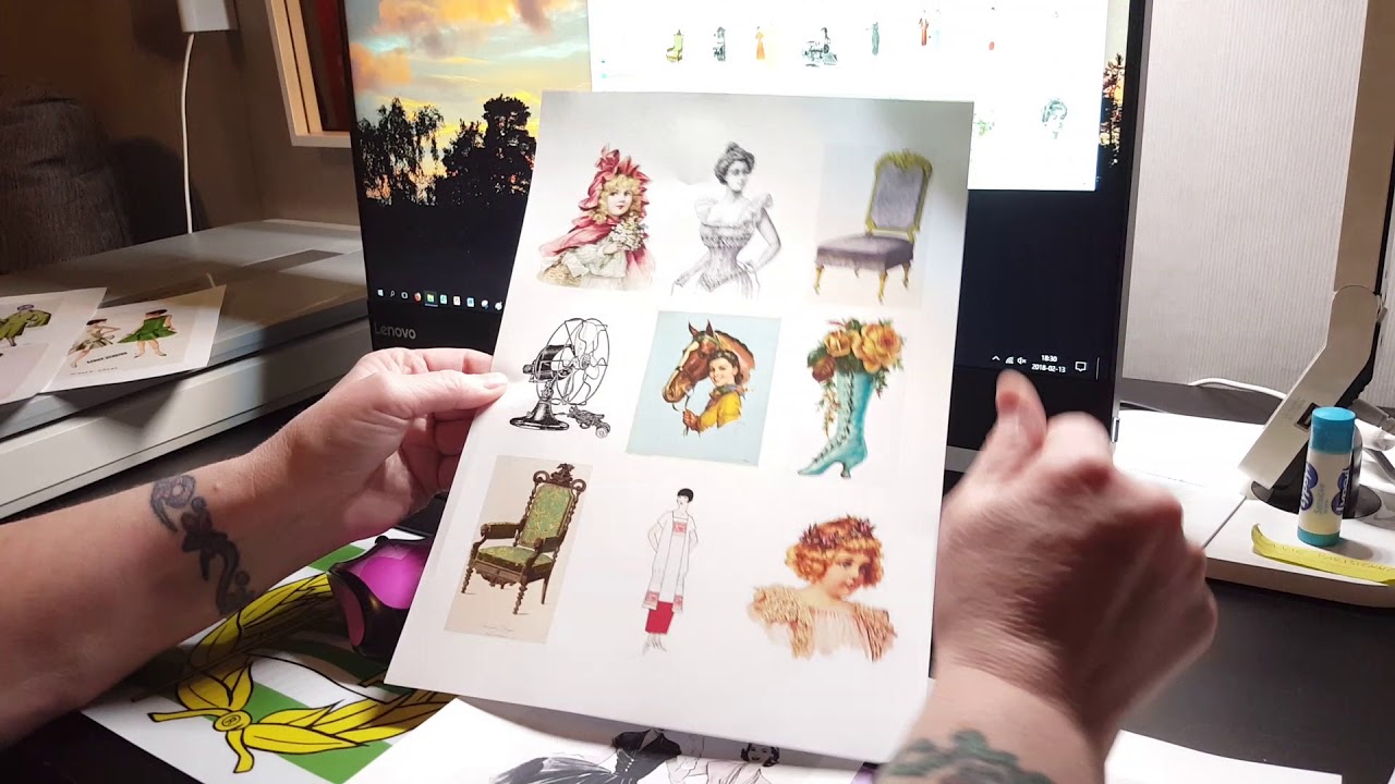 How to print on no standard size paper or several pictures on one paper ...