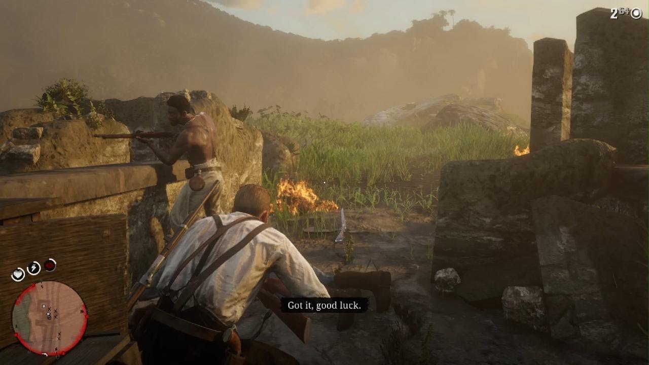 Hercule had to hit that 1080 before he heads out - RDR2 - YouTube