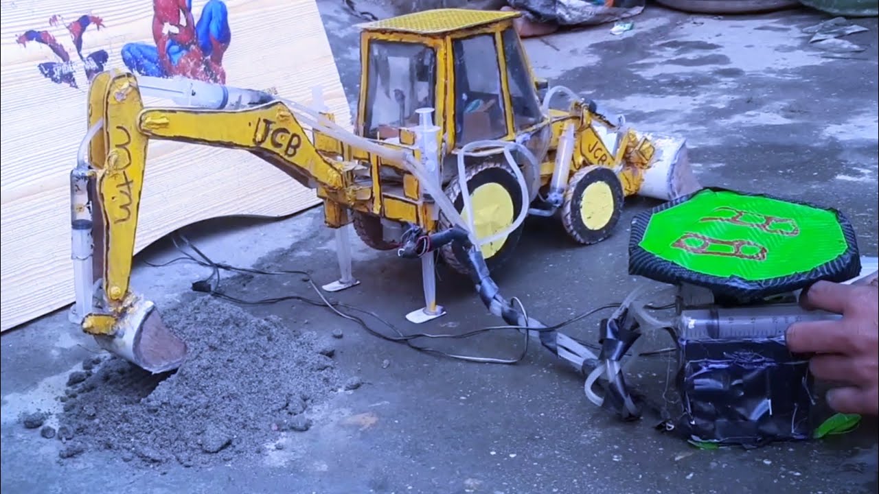 😩home made mini JCB 😯//how to make a JCB at home 🧐 - YouTube