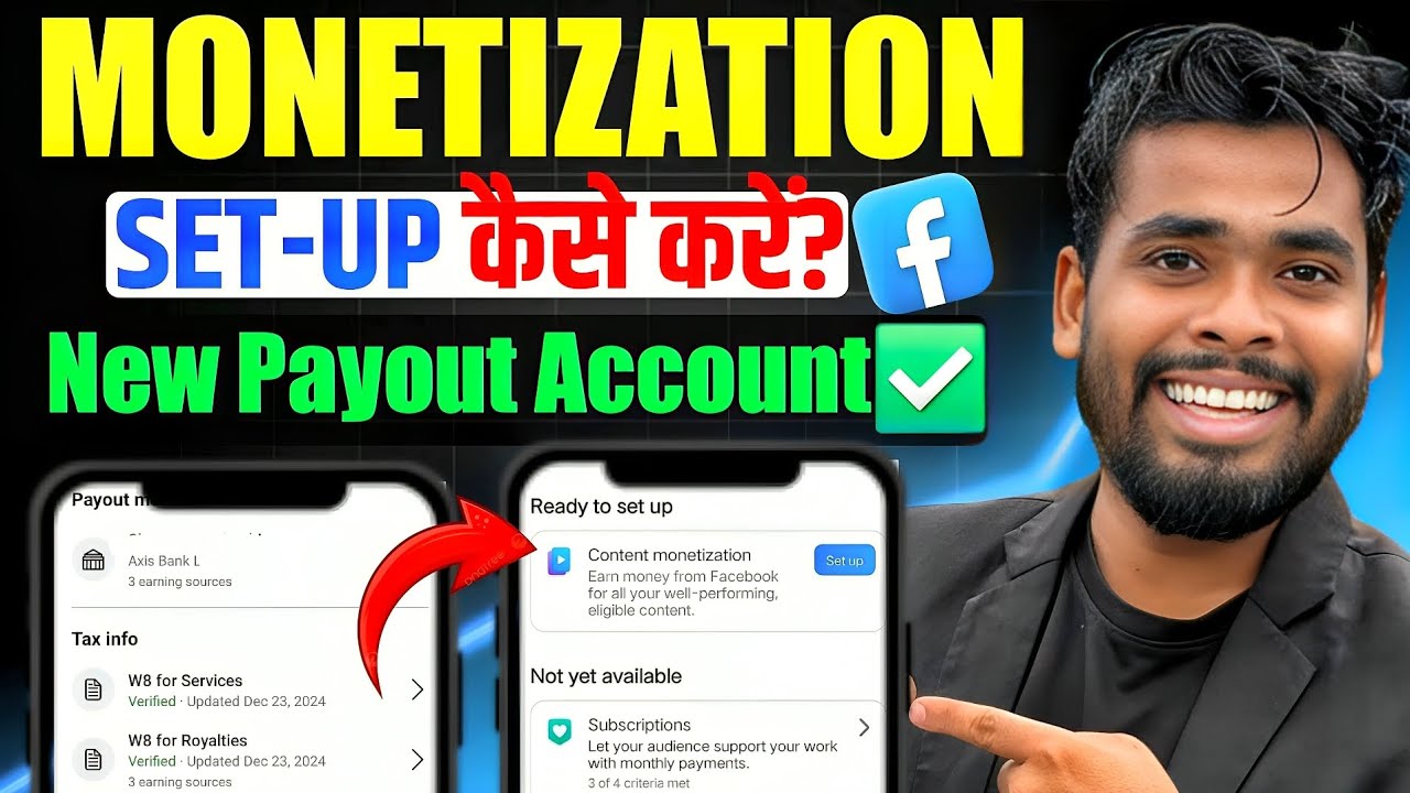 Facebook Monetization Setup | Facebook Payout Account Setup | Facebook ...