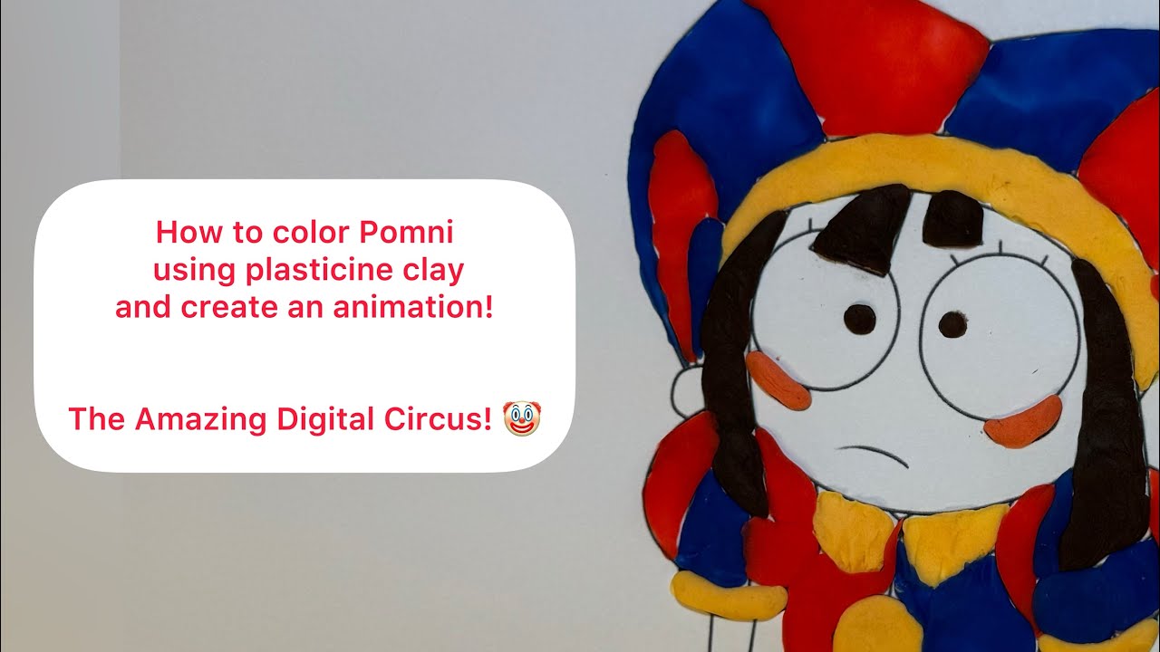 How to color Pomni and create an animation! the amazing digital circus ...