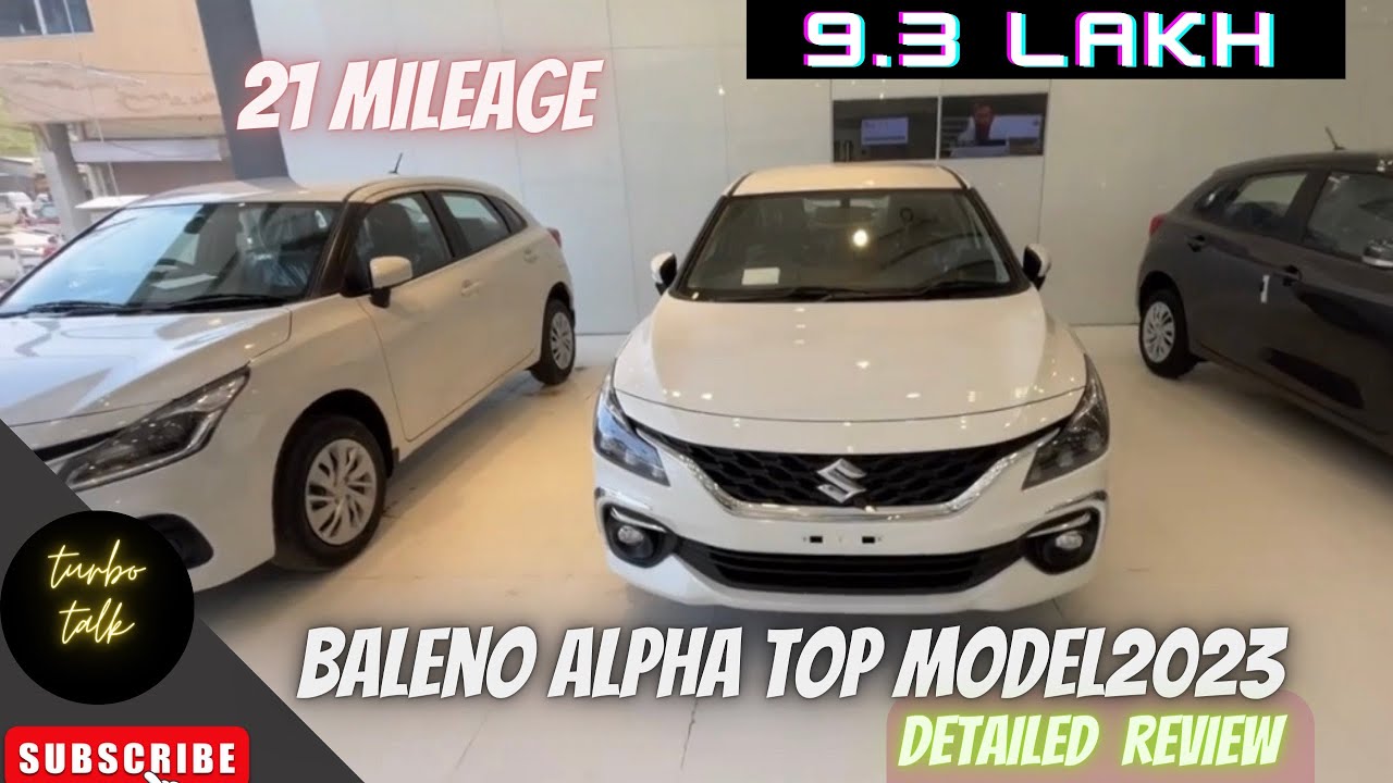 सबसे महँगी baleno 🔥|| Maruti baleno alpha top model 2023 review - YouTube