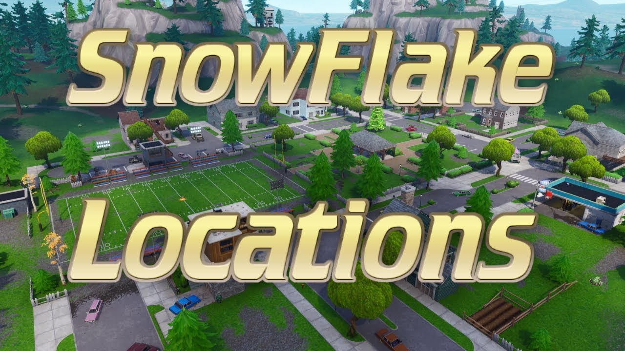 Fastest Way To Destroy 12 SnowFlake Decorations Challenge In Fortnite ...