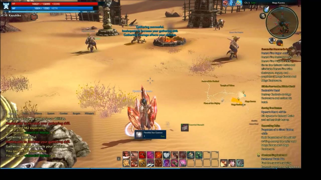 Colossal Ruins Area Quest. Tera Europe (Main Quest) Warrior (Beating ...