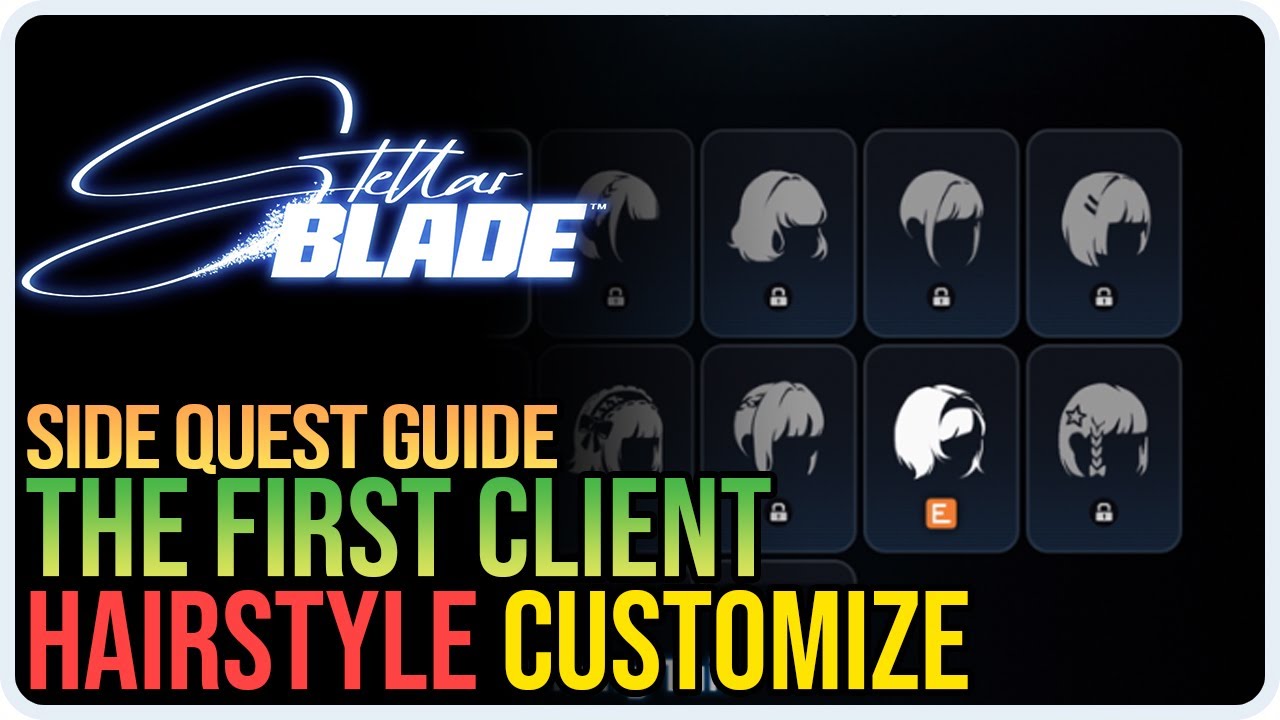 How to Change Hairstyle & Hair Color Stellar Blade - YouTube
