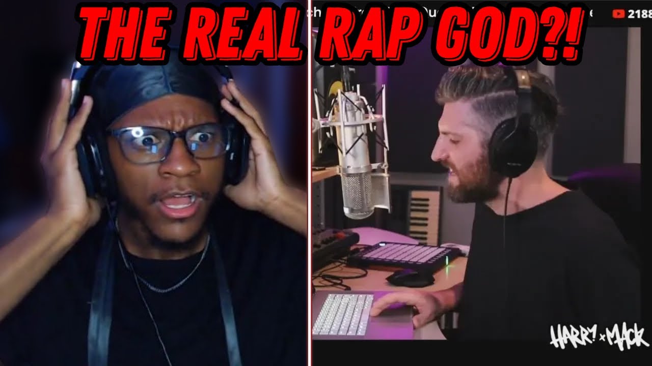 Watching Harry Mack Rap God Freestyle For The First Time! - YouTube