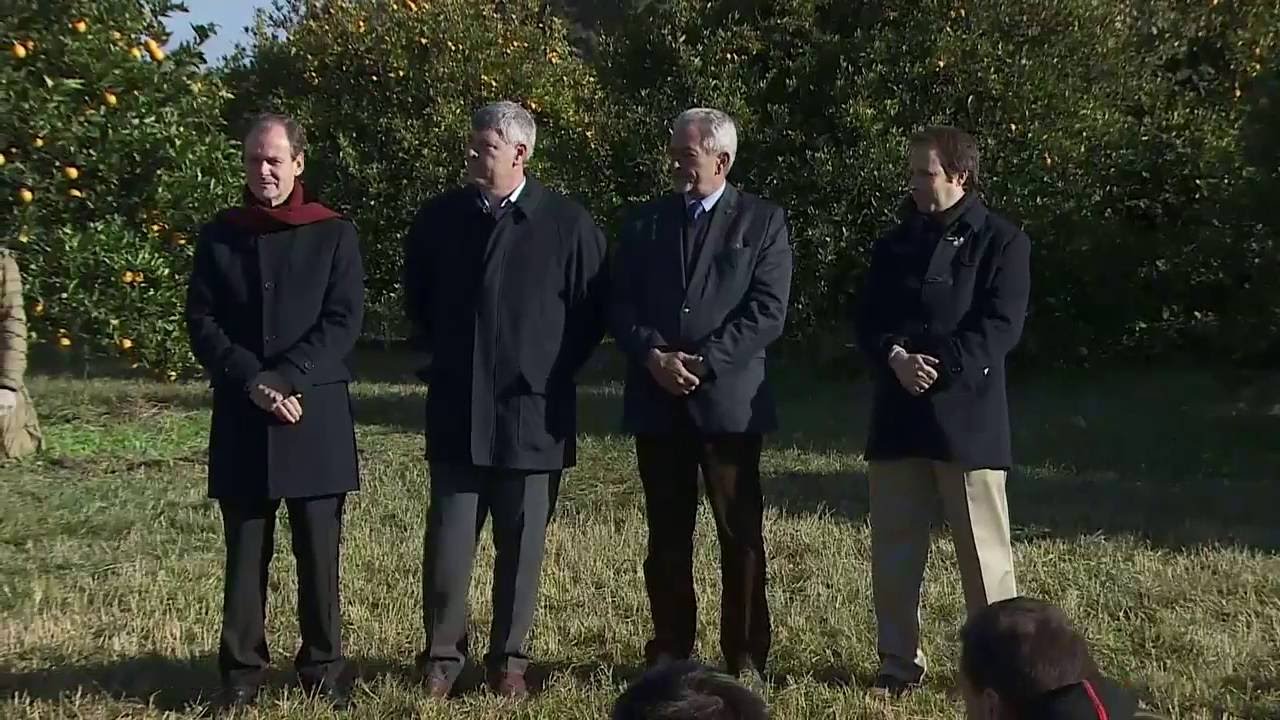 El presidente Mauricio Macri encabezó firma de convenio INTA - Coca ...