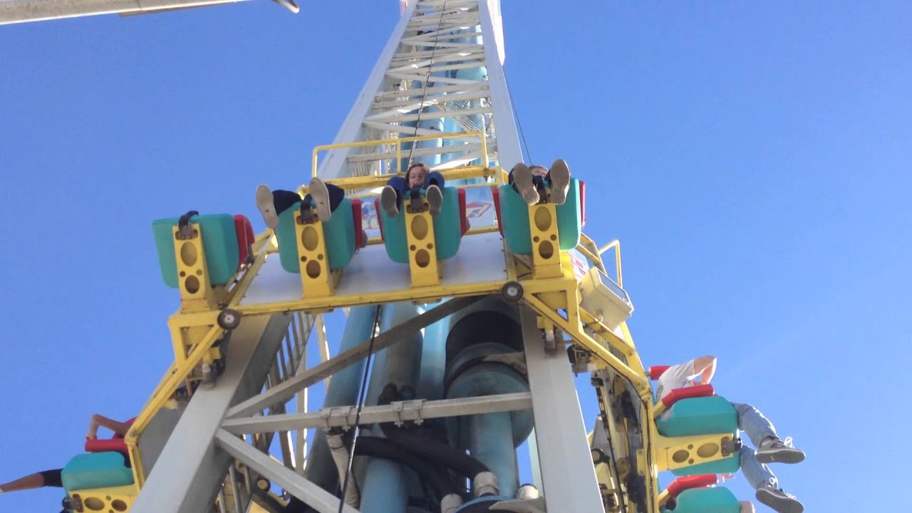 Santa Cruz Double Shot ride - Santa Cruz Boardwalk - YouTube