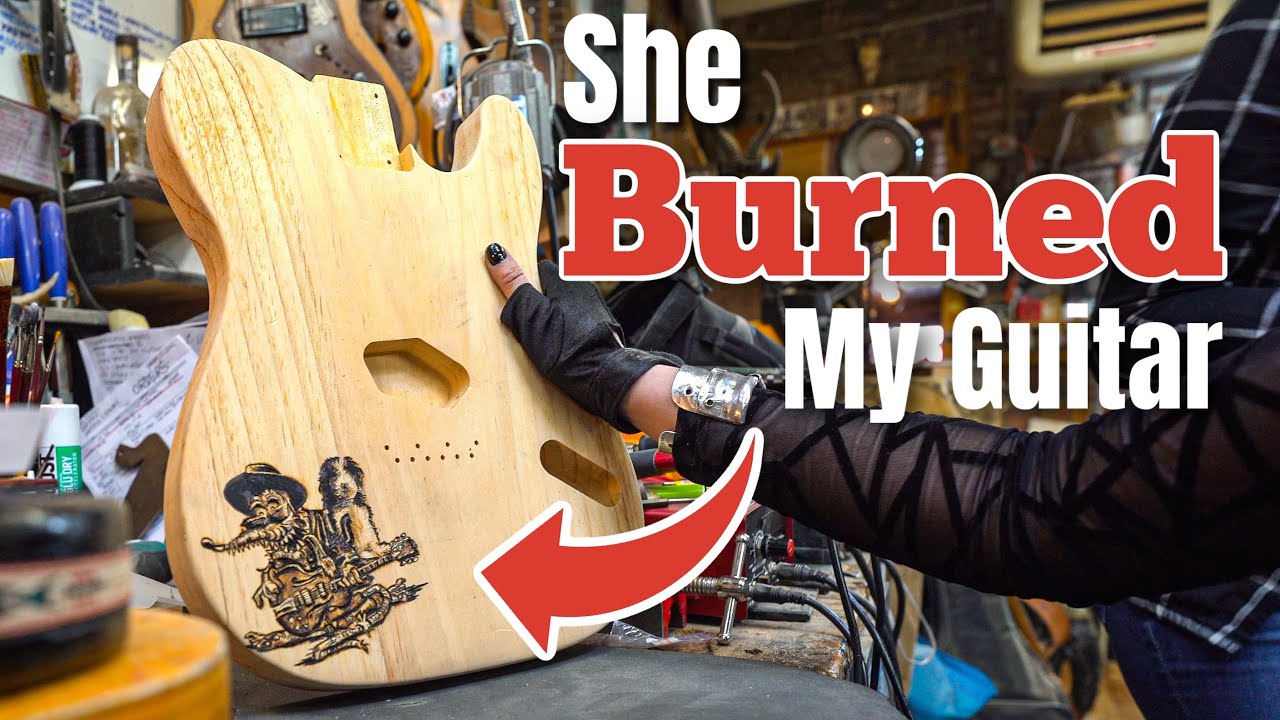 Starting A New Partscaster Build With Custom Artwork - YouTube