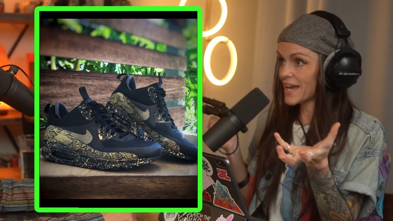 Custom Nike Air Max, Ribbons of Light Edition - YouTube