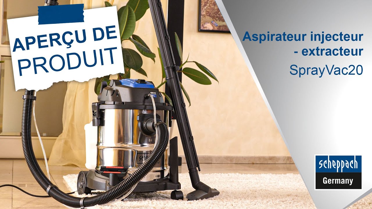 ASPIRATEUR INJECTEUR – EXTRACTEUR - SprayVac20 - YouTube
