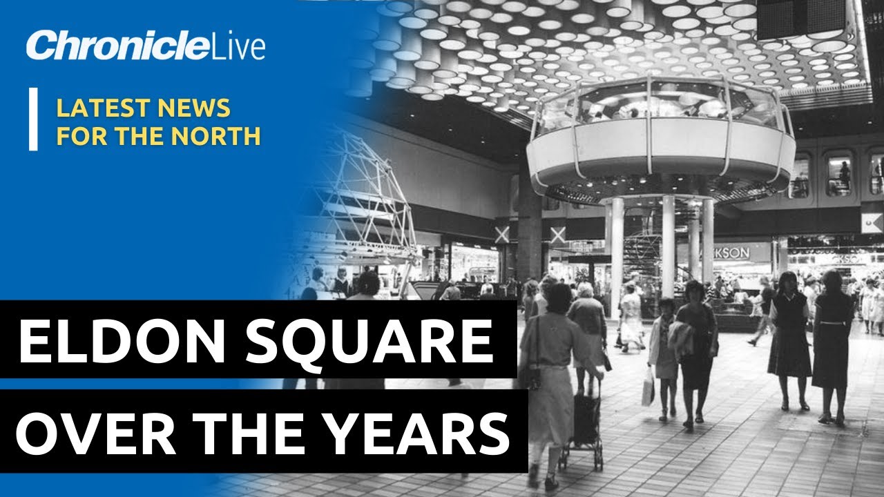 Newcastle's Eldon Square shopping centre through the years - YouTube