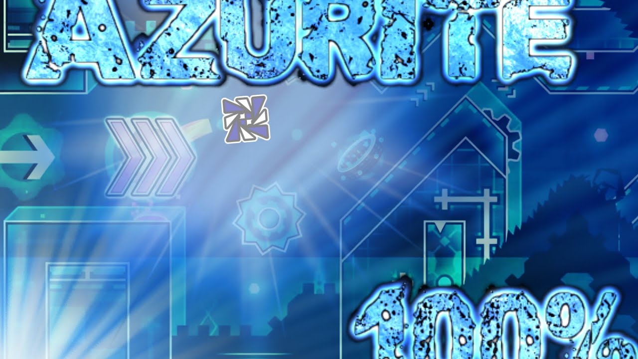 [New Hardest! 100 Demons!] Geometry Dash: Azurite By Sillow (Extreme ...