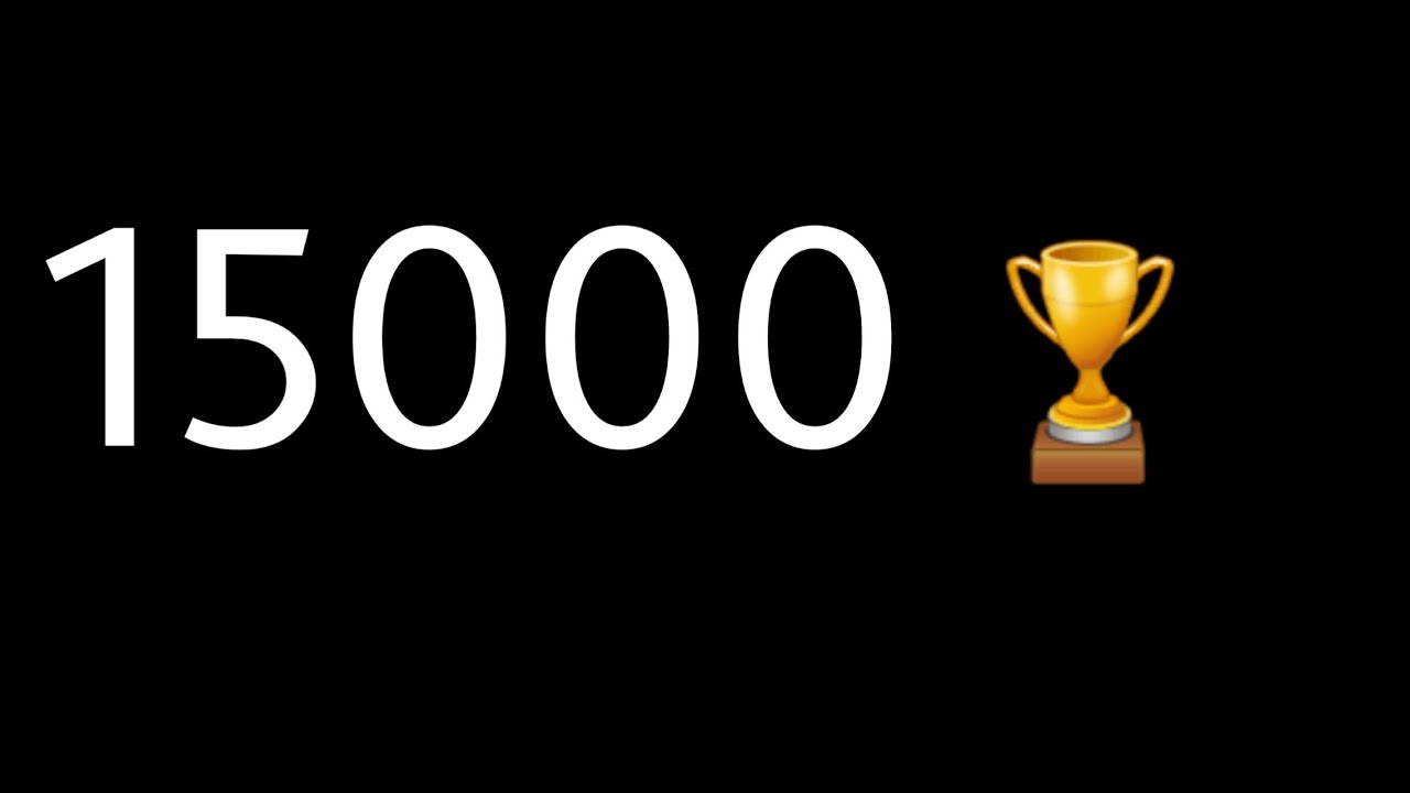 15000 YouTube